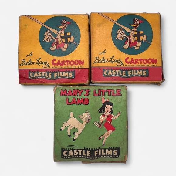 Castle Films | Cameras, Photo & Video | Castle Films Lot 6mm Film Reel ...